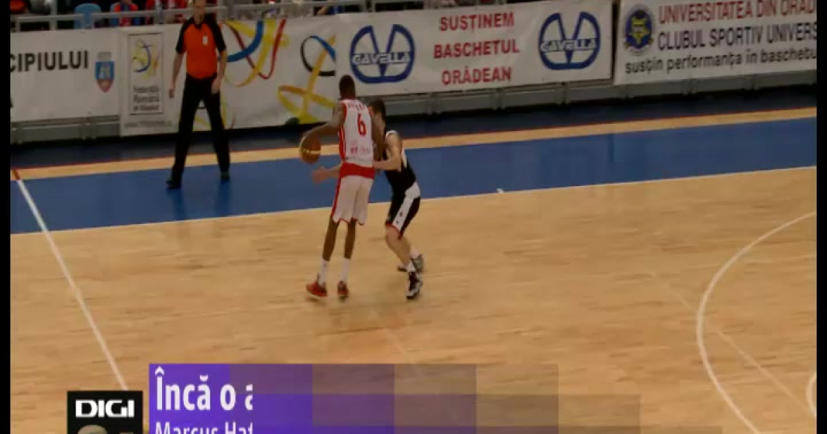 BASCHET. Marcus Hatten a suferit o entorsă la genunchi în partida cu U ...