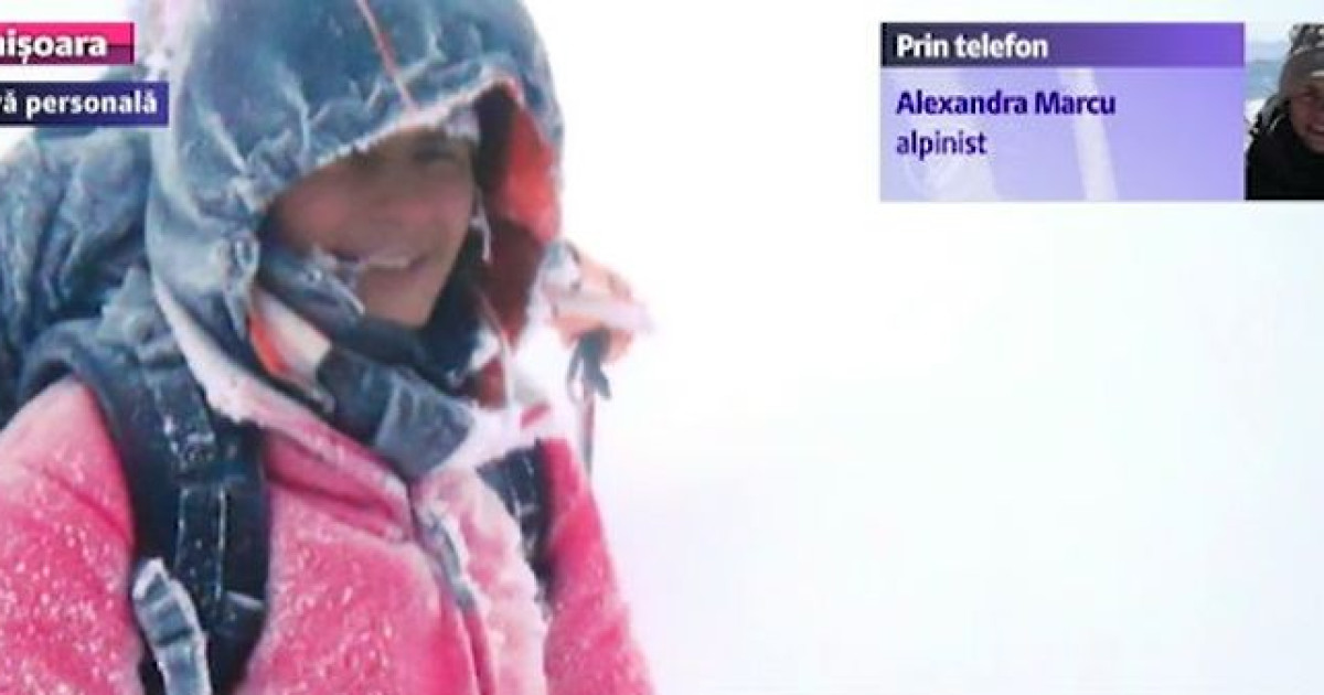 Deveanca Alexandra Marcu a cucerit cel mai înalt vulcan activ din lume ...