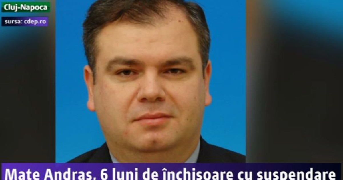 Mate Andras, 6 luni de închisoare cu suspendare. Deputatul a fost găsit ...