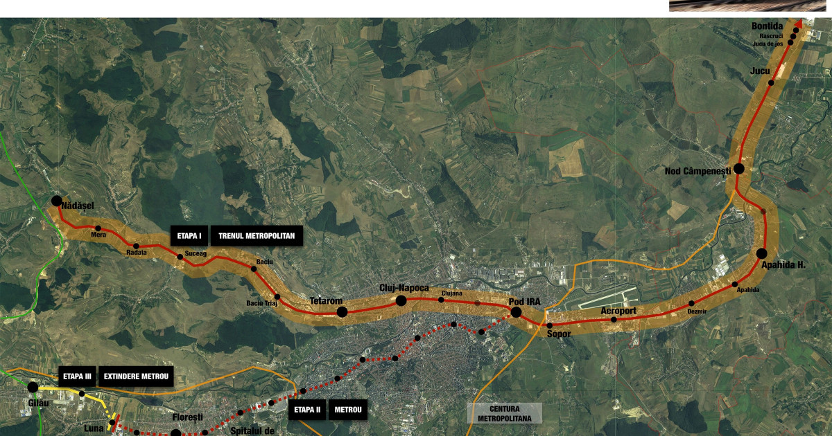 Încep primele lucrări pentru realizarea metroului și a trenului ...