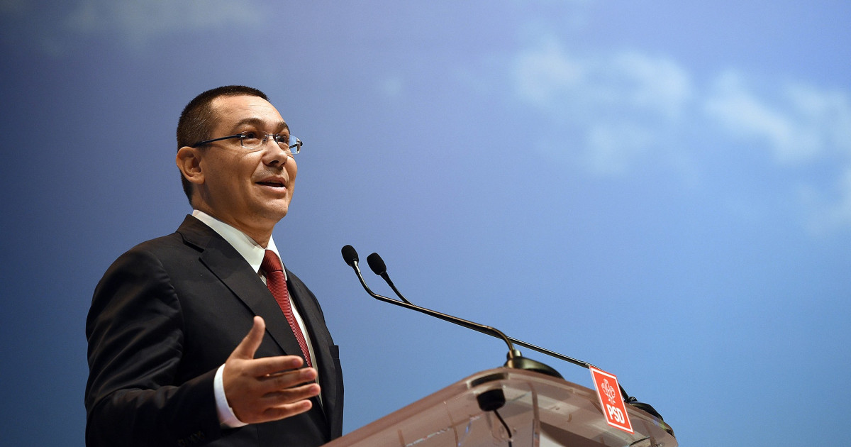 V. Ponta: Decât în tribună cu un partid mare, mai bine pe teren cu unul ...