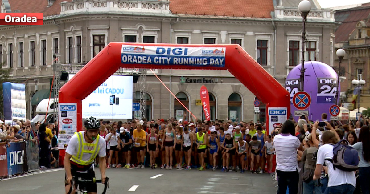 Peste opt sute de persoane au participat la Digi Oradea City Running ...