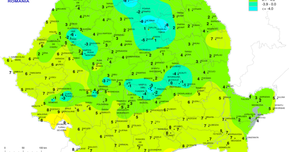 Vreme anormală pentru această perioadă a anului. Prognoza meteo pentru ...