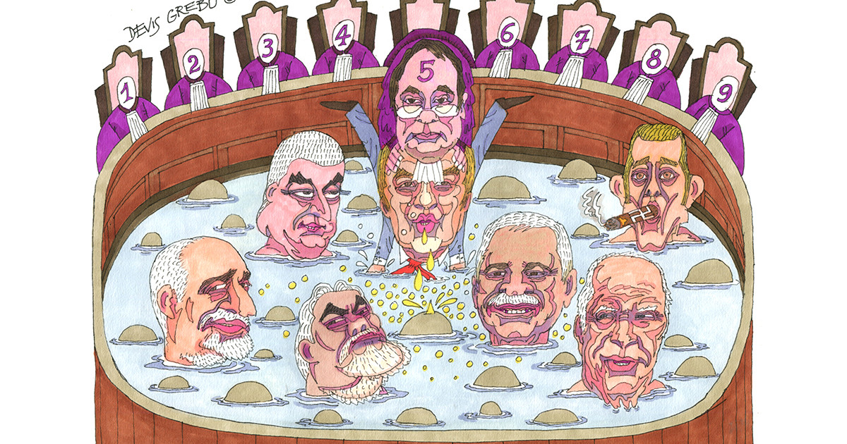 Scăldați în baia “CCRituală”, spălați și curățiți cu deter-agentul ...