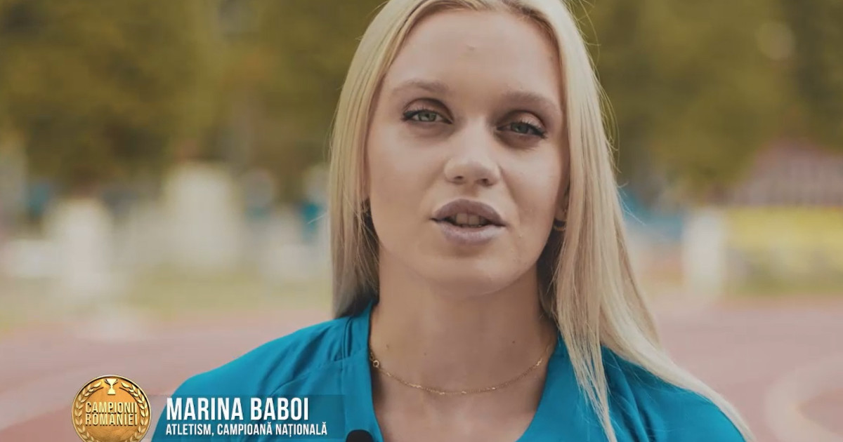 Campioana națională la atletism Marina Baboi a plecat de acasă la 13 ...
