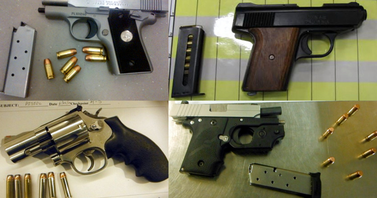 Record de arme de foc, confiscate pe aeroporturile americane. Aproape ...