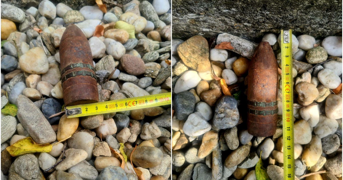 Proiectil exploziv găsit în podul casei de un bărbat din Giurgiu, care ...