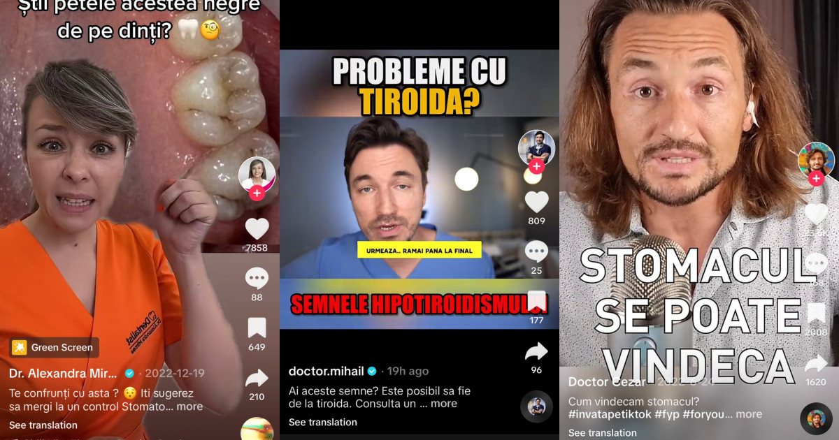 Cabinetul medical TikTok. Cum au ajuns medicii români influenceri și ...