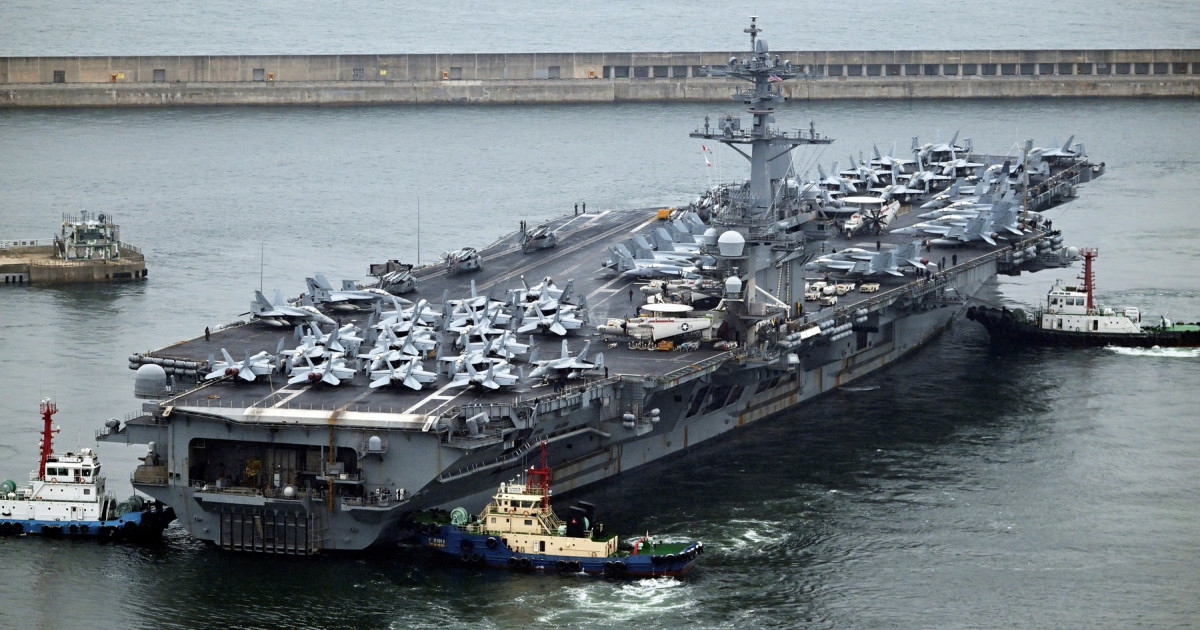 Primul portavion american care ajunge în Coreea de Sud după șapte luni ...
