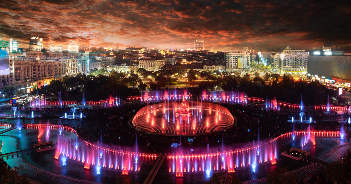 Simfonia Apei în București. Care este programul fântânilor de la Unirii ...
