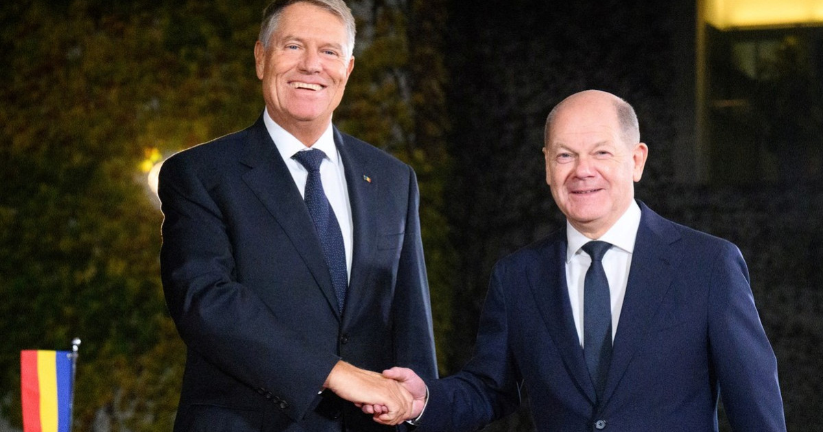Klaus Iohannis s-a întâlnit cu Olaf Scholz la Berlin. Cancelarul german ...
