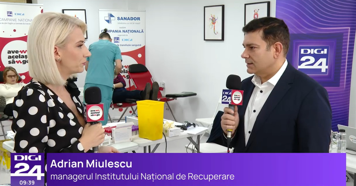 Adrian Miulescu, managerul Institului Național de Recuperare: "Oamenii ...