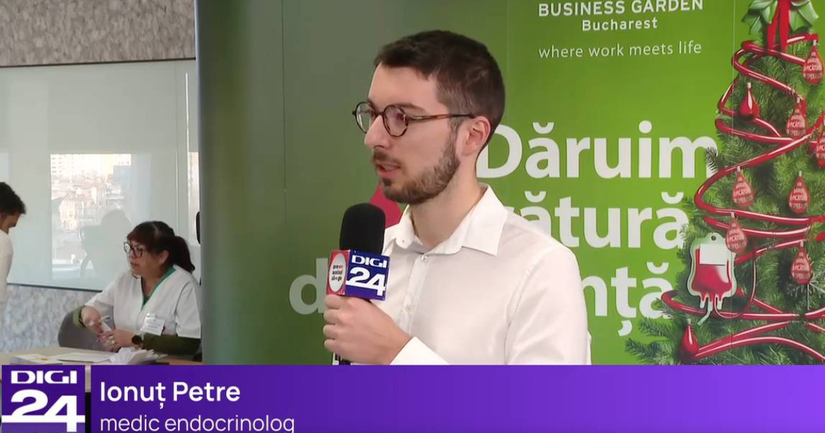 Ionuț Petre, medic endocrinolog: Eu văd atât donarea de sânge, cât și donarea de celule stem ca ...