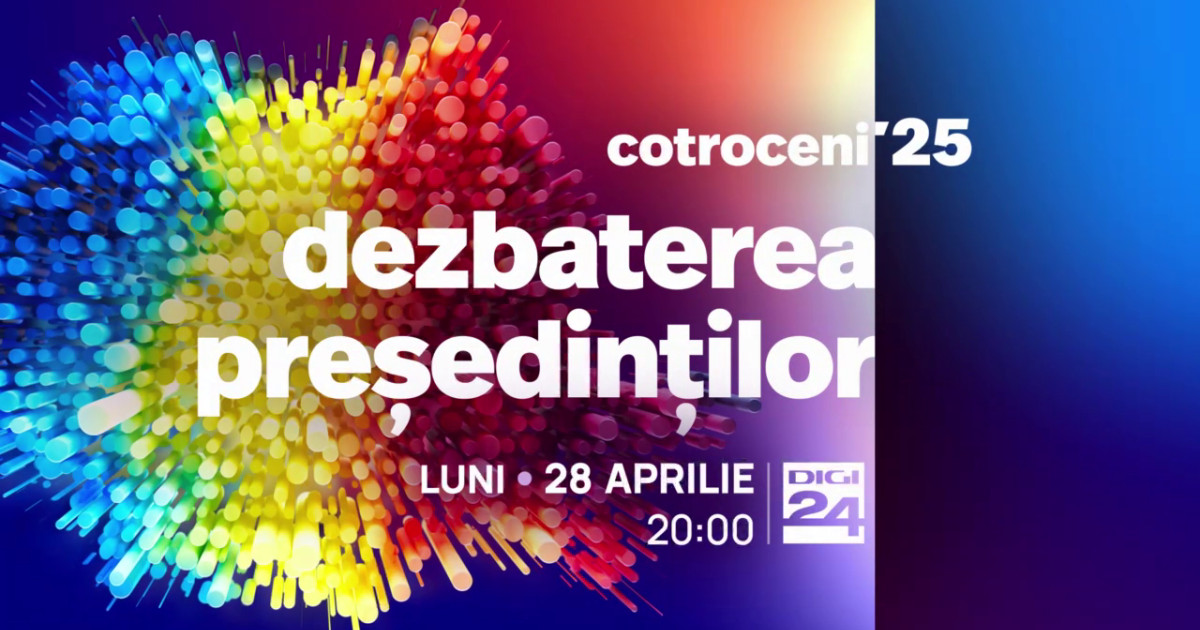 Dezbatere electorală pe 28 aprilie la Digi24. Ce candidați la ...