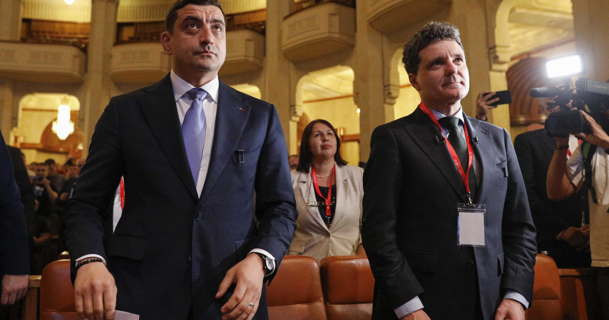 Nicușor Dan și George Simion, față în față