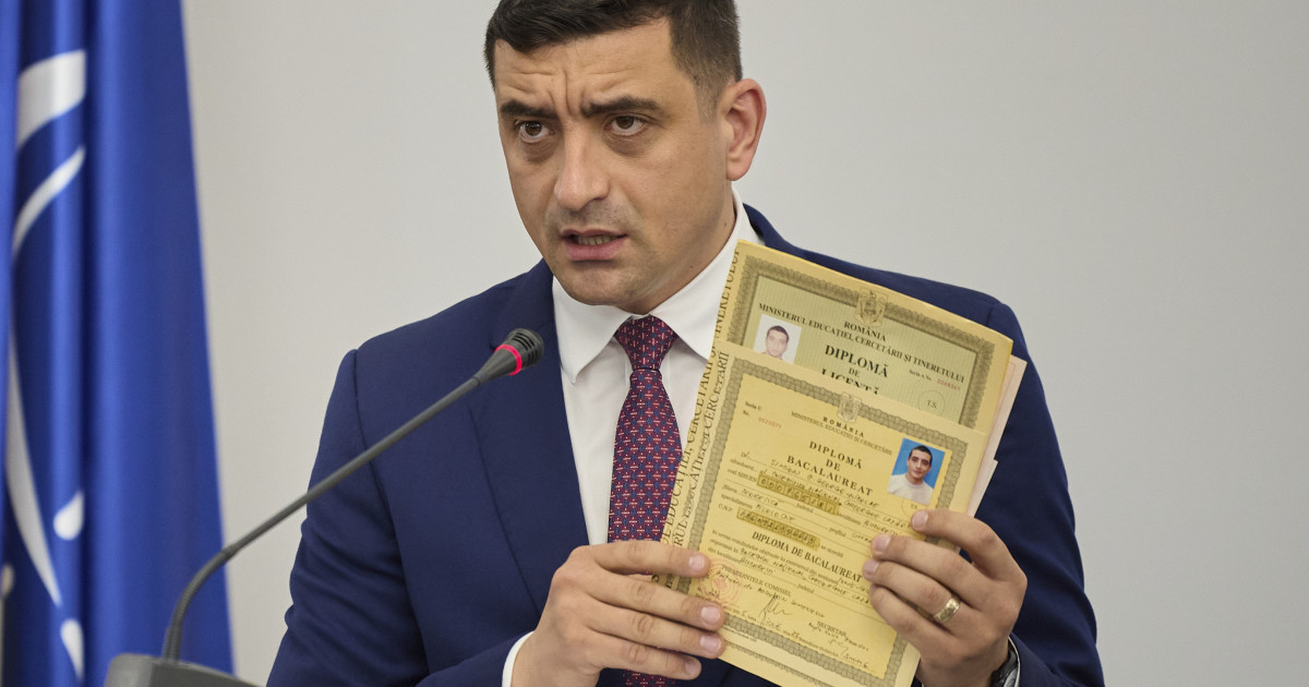 După Nicușor Dan, și George Simion și-a prezentat diploma de bacalaureat. Și-a adus cu el și ...
