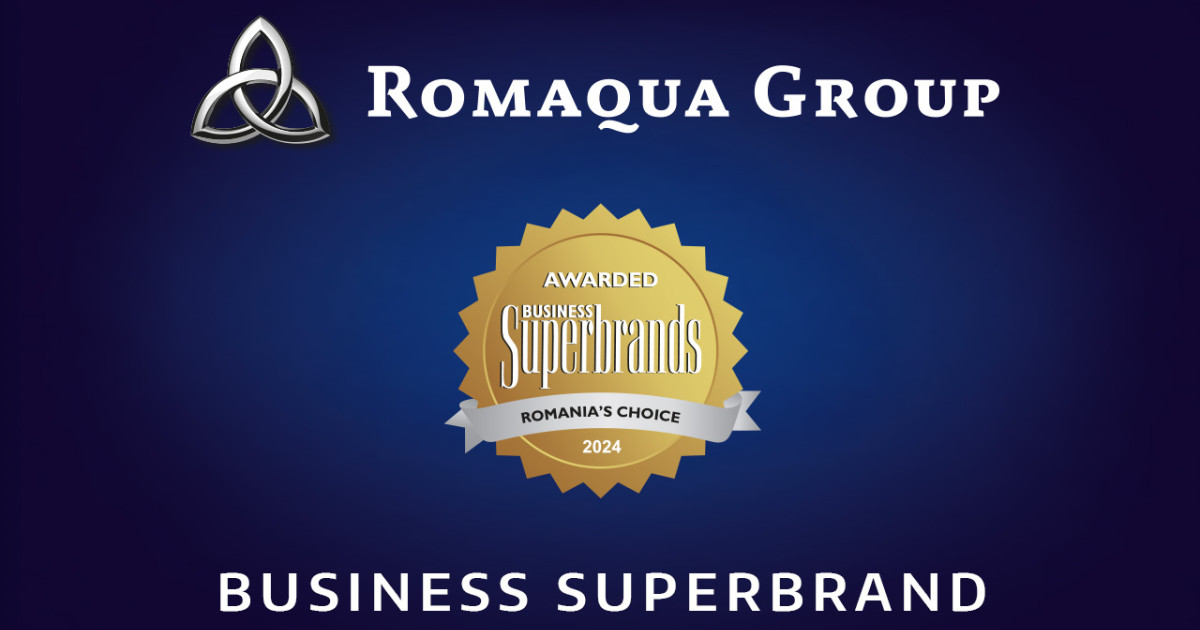 (P) Romaqua Group obține statutul de Business Superbrand | Digi24