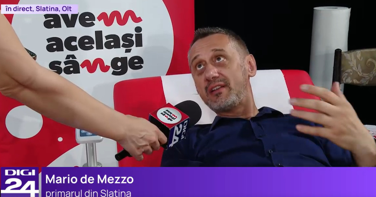 Mario de Mezzo, primar Slatina: „Am început să donez de la Colectiv ...