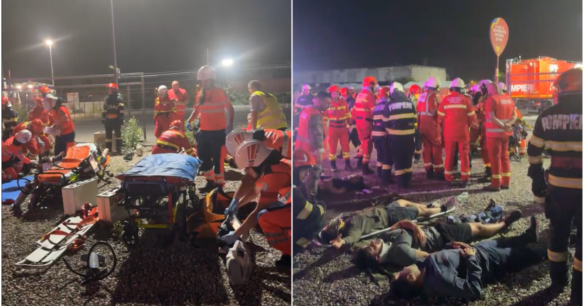 Intervenție de amploare în Gara Basarab: simulare de accident feroviar ...