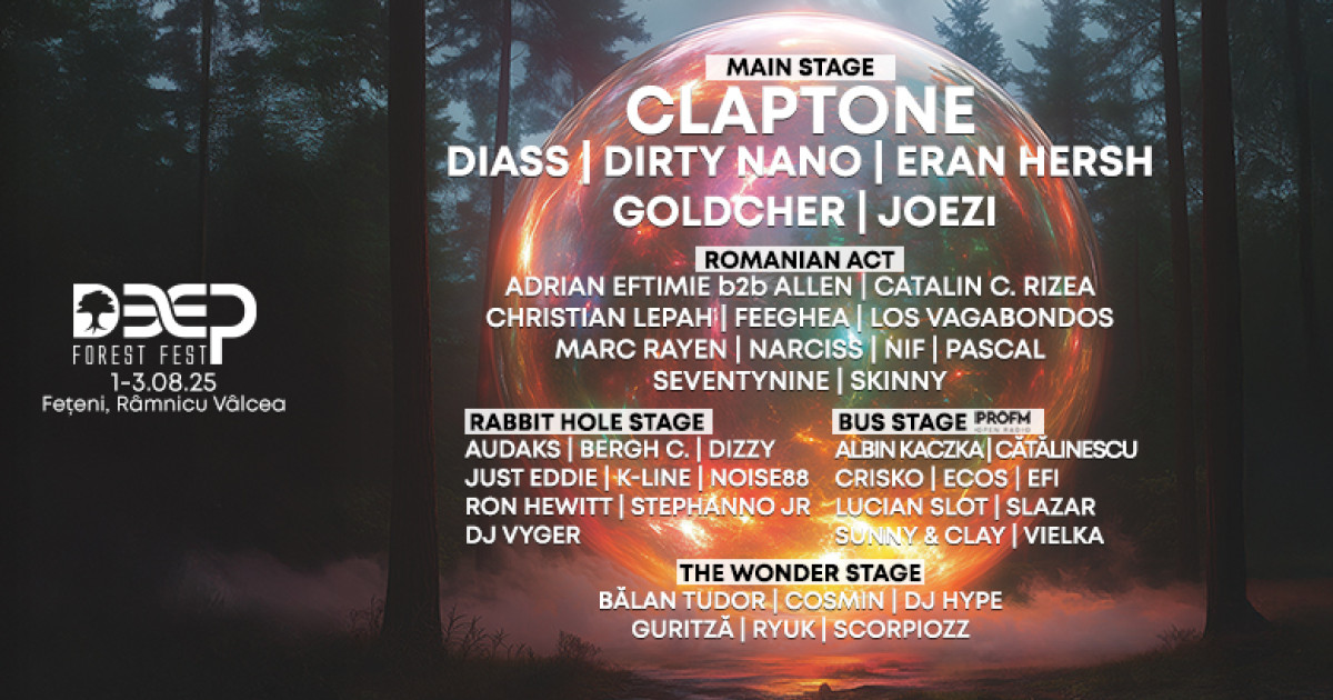 Deep Forest Fest 2025: între muzică electronică, natură și libertate ...