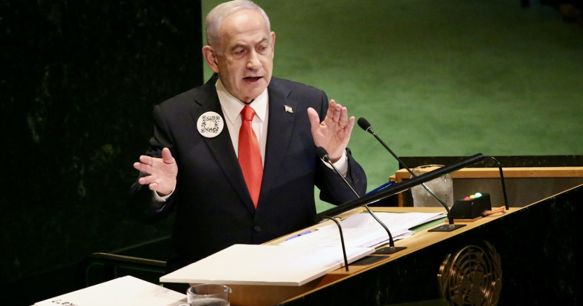 Netanyahu a susținut un discurs „istoric” la ONU, transmis prin ...