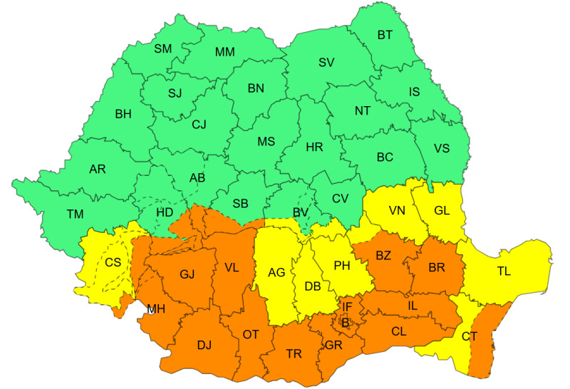 Alertă de ninsori viscolite, unde se depune strat de zăpadă. ANM anunță vreme deosebit de rece ...