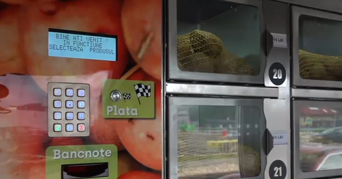 Automate pentru cartofi, lapte și ouă. Fermierii din țară își pot vinde ...