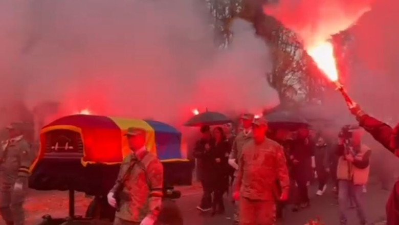 Momente emoționante la funeraliile lui Emeric Ienei. Legendarul ...