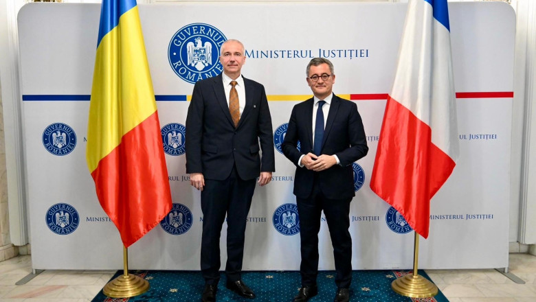 Ministrul Justiției Radu Marinescu, întâlnire cu omologul francez ...