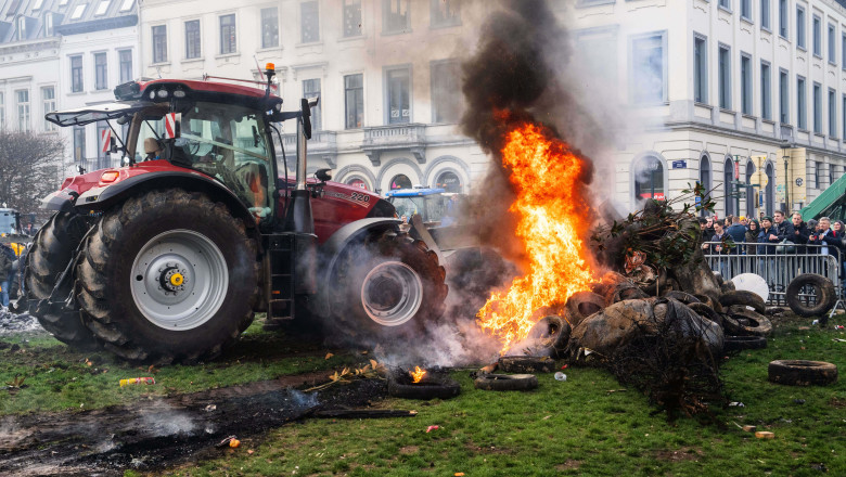Haos la Bruxelles, în ziua summitului UE. Proteste violente: 10.000 de ...
