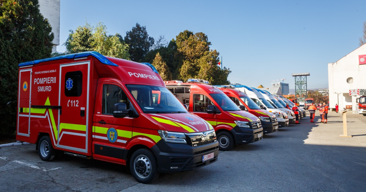 România cumpără 1.200 de ambulanțe noi prin PNRR pentru SMURD și ...