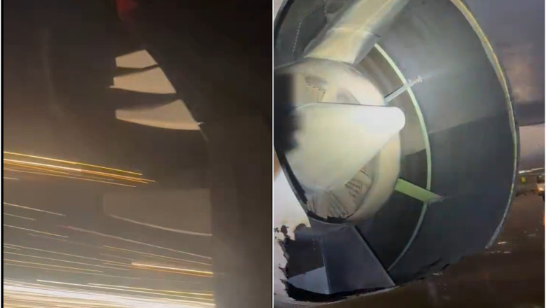 Avion lovit de fulger la scurt timp de la decolare. Aeronava avea la ...