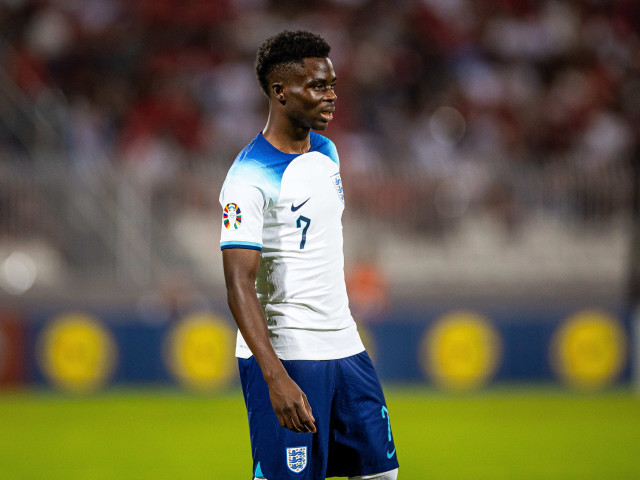 Bukayo Saka, OUT de la naționala Angliei
