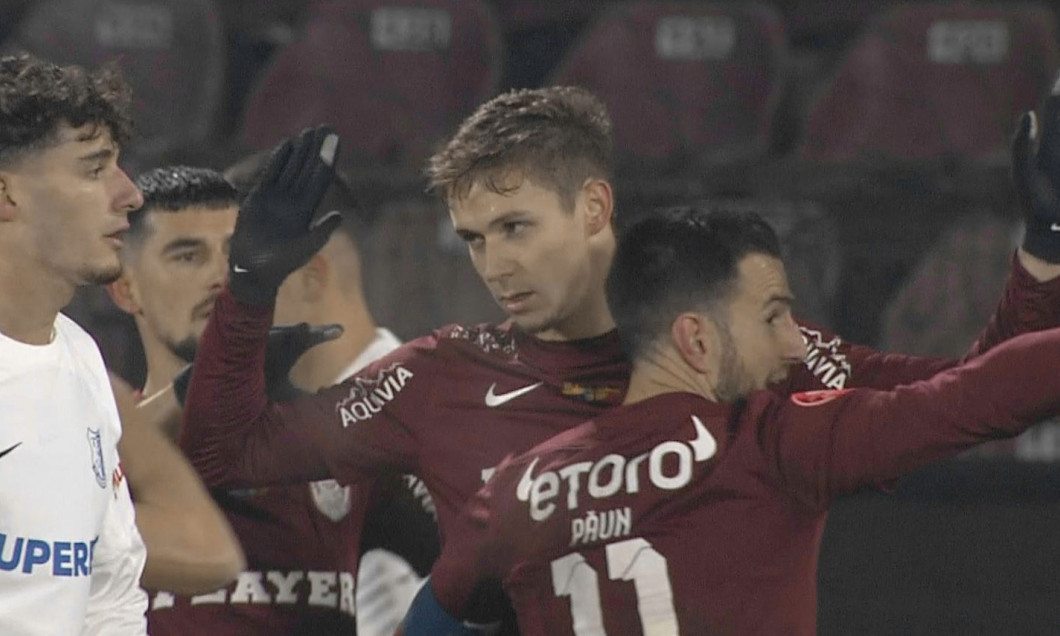 Video | Reacția lui Louis Munteanu, după ce a marcat pentru CFR ...
