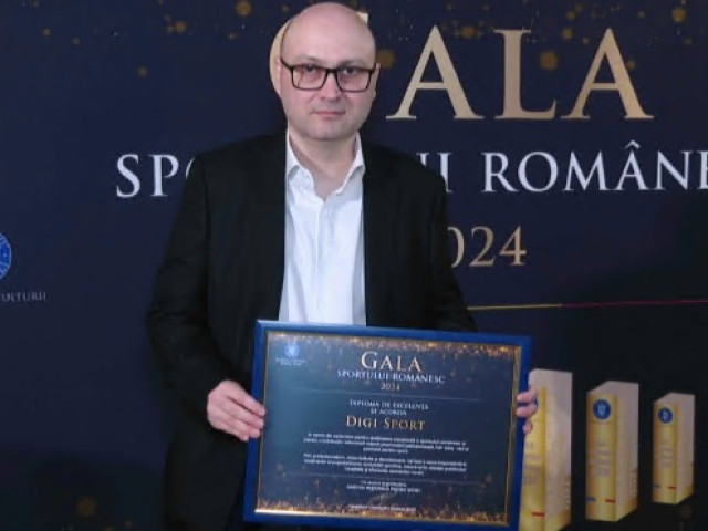 Video | Diplomă de excelență pentru Digi Sport, la Gala Sportului Românesc