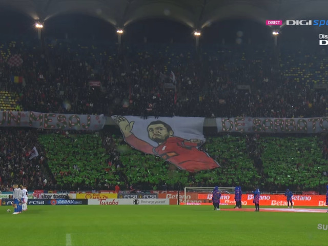 Foto | FCSB, fără coregrafie la derby-ul cu Dinamo! Mesajul afișat de ...