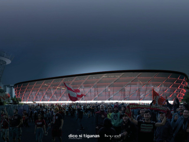 Foto | E oficial! Începe demolarea stadionului Dinamo. Poze ...