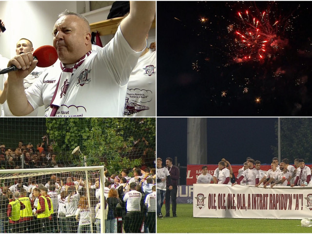 Video Exclusiv | Promovarea Rapidului, cel mai frumos moment al anului ...