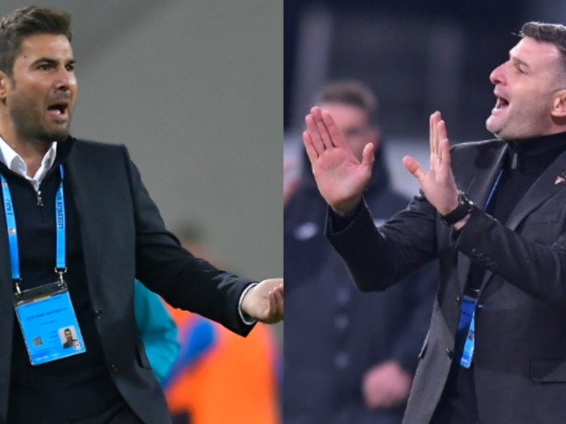 Adrian Mutu și Laszlo Balint se luptă pentru preluarea unei echipe din ...