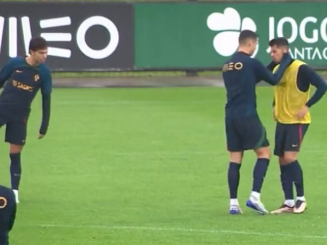 Video | S-a scris că şi Cancelo l-a tratat urât pe Ronaldo, după Bruno ...