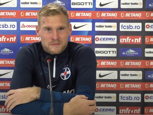 Video | Joonas Tamm și-a stabilit obiectivele la FCSB pentru anul 2023