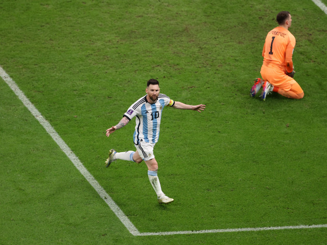 Lionel Messi a marcat în Argentina - Croația și a intrat în istorie