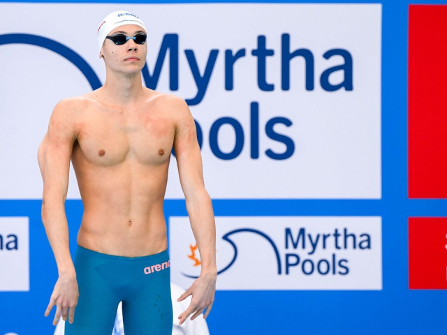 David Popovici s-a calificat în finala probei de 200 de metri liber, de la Campionatul Mondial ...