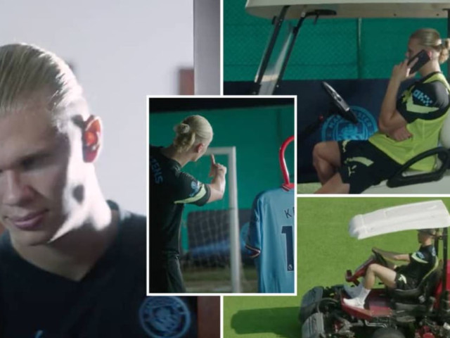 Video | Erling Haaland tunde iarba la Manchester City! “M-am plictisit ...