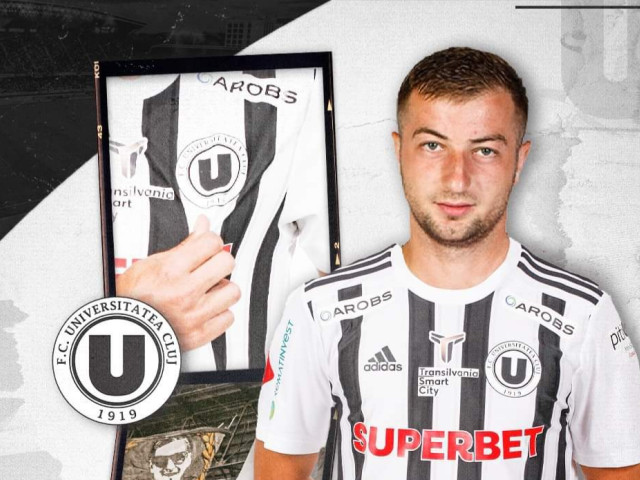 OFICIAL | Daniel Popa, noul atacant al lui ”U” Cluj