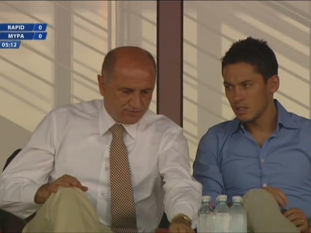 Paul Codrea e al Rapidului! A urmărit meciul cu MyPa alături de George ...