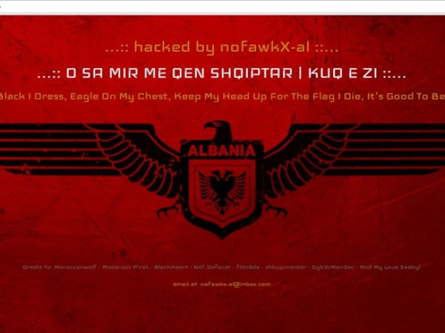 Foto | Încă un atac! Hackerii albanezi au "spart" site-ul Comisiei Centrale a Arbitrilor