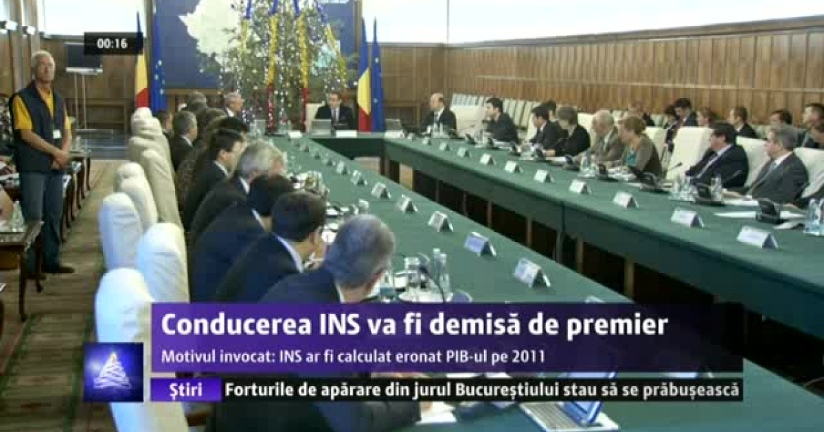 PREŞEDINTELE INS A FOST DEMIS. Atribuţiile sale au fost preluate ...