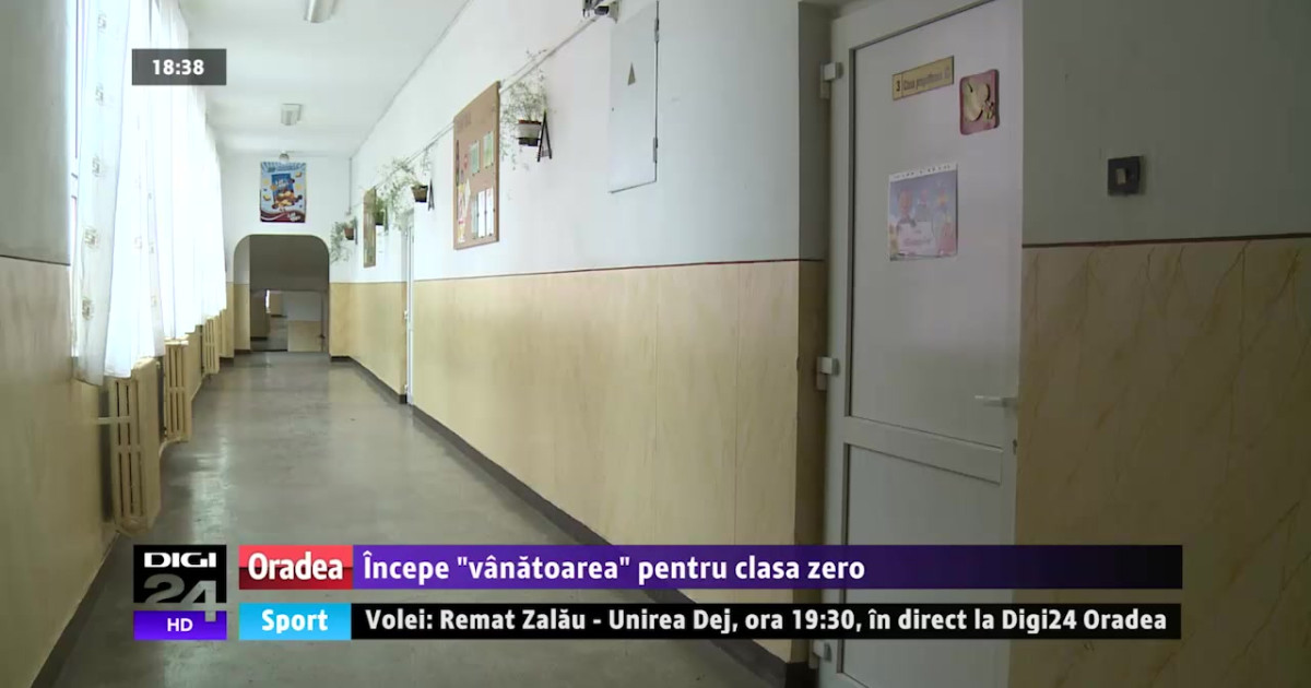 Începe "vânătoarea" pentru clasa zero | Digi24