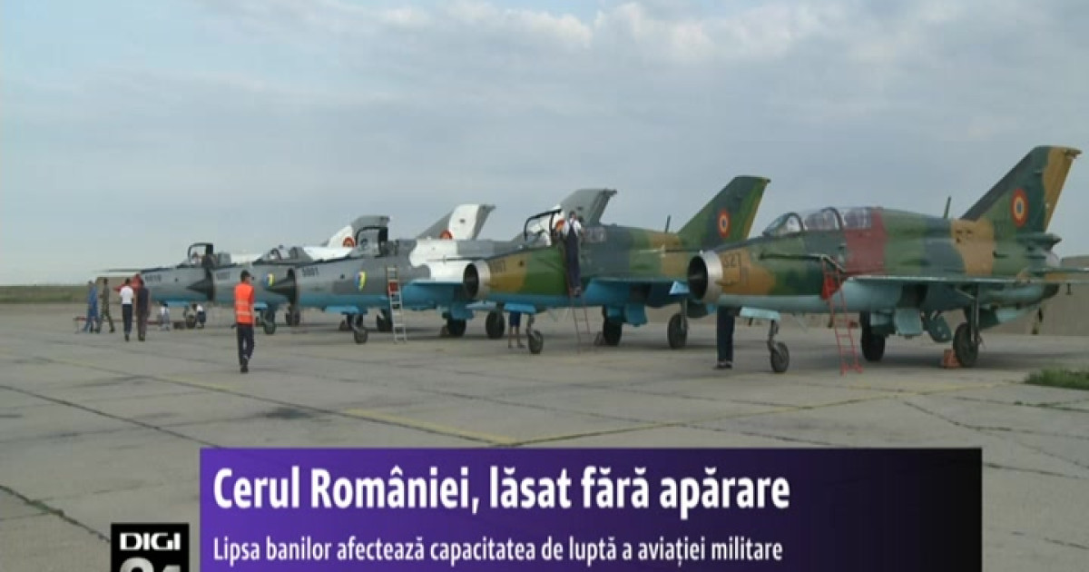 INTERVIU DIGI24. Cu avioane vechi, în caz de conflict, șeful Armatei ...